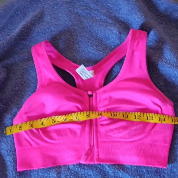 90 Degree By Reflex | Intimates & Sleepwear | Hot Pink Scuba Sports Bra ...
